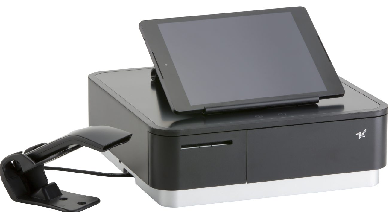 Star mPOP All-in-One POS System Black | Printer, Cash Drawer & Scanner